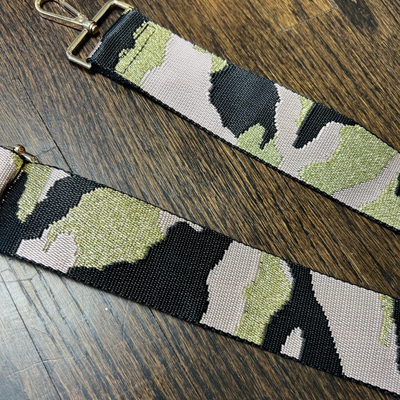 Ah- Dorned | Bags | Ahdorned Interchangable Purse Strap Gold Pink And ...